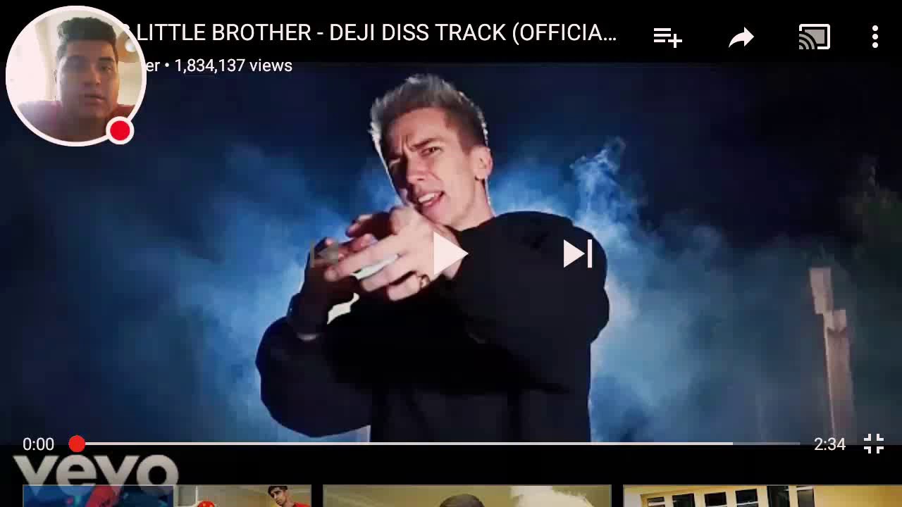 Simon - JJ little brother Deji diss track [ Reaction ] - YouTube