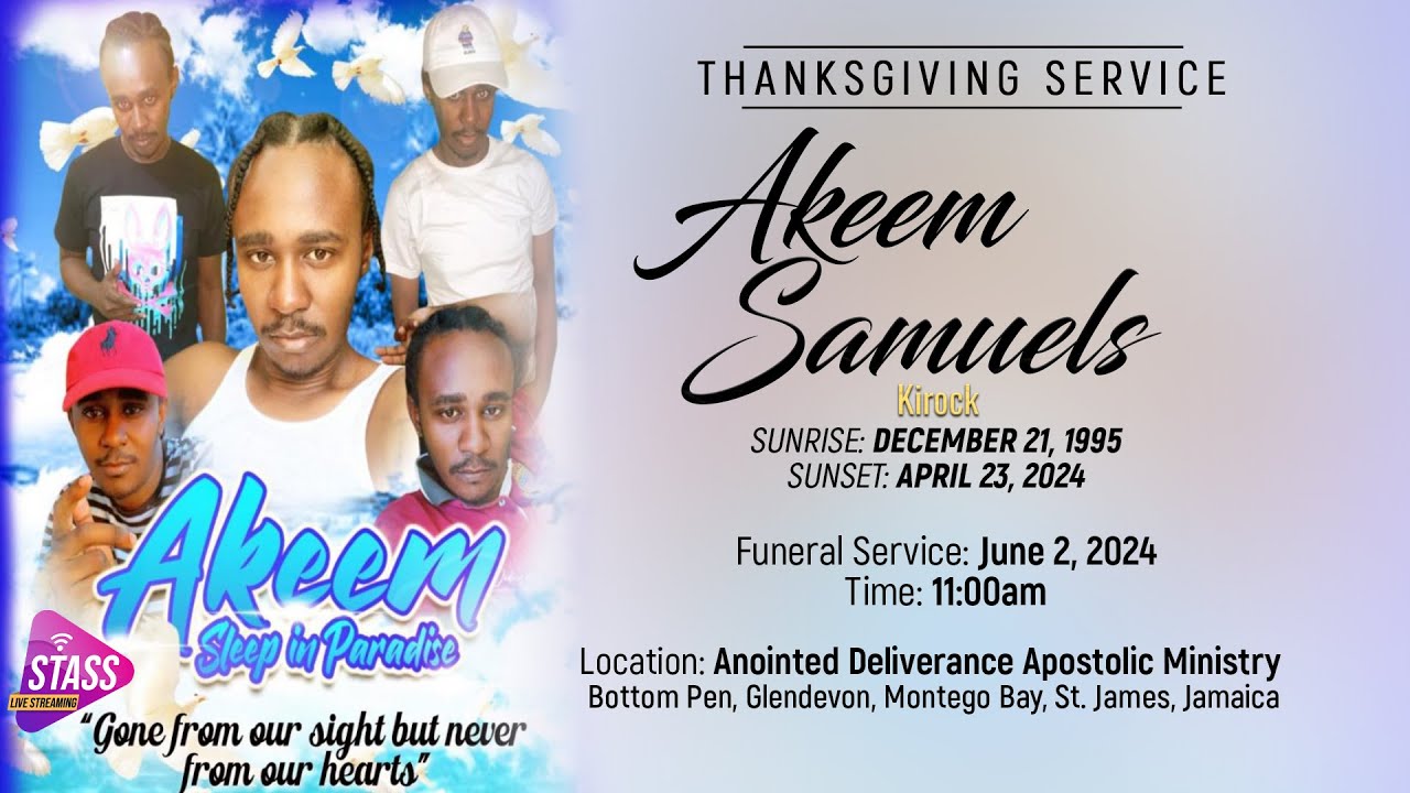 Thanksgiving Service for the Life of Akeem O'Neil Samuels - YouTube