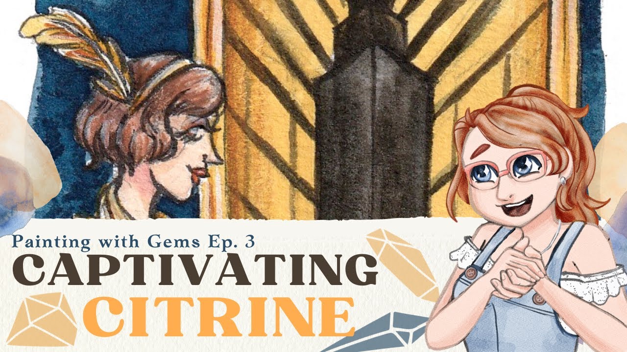 Captivating Citrine - Painting with gems Episode 3 - YouTube