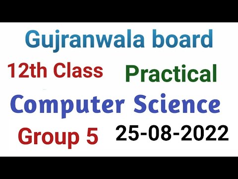 12 Class Computer Science Practical paper |2nd year computer science ...