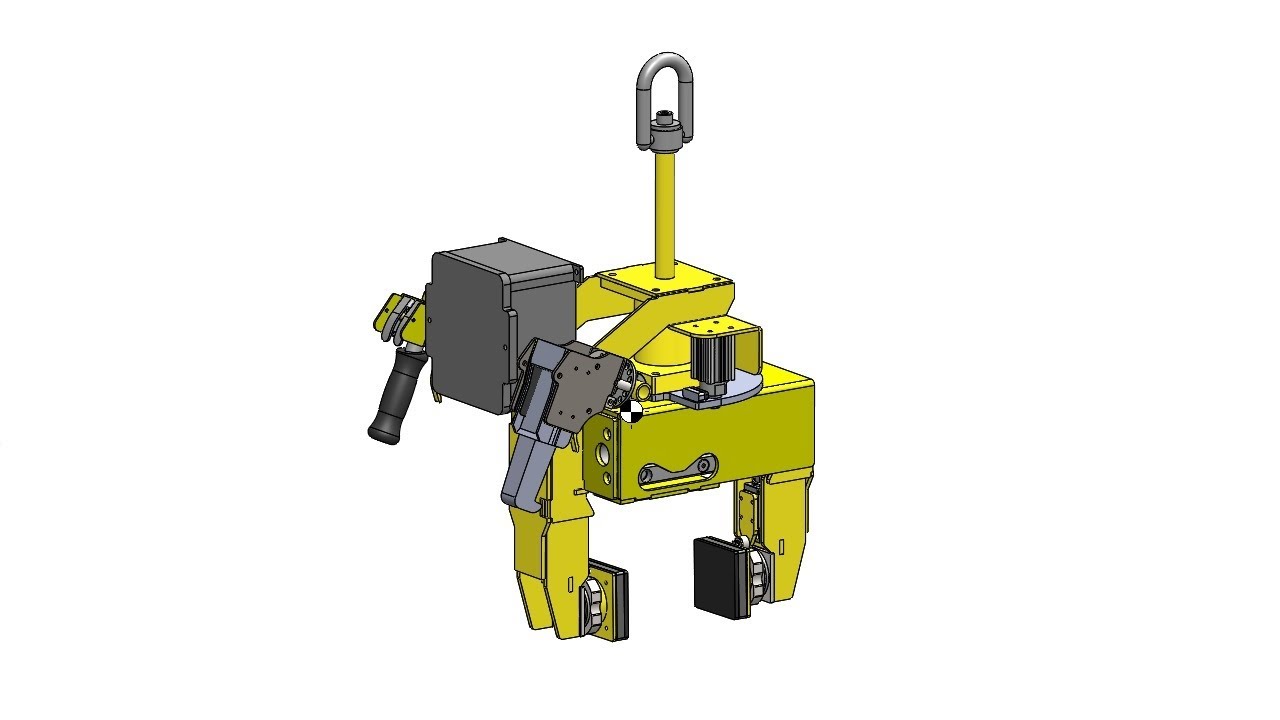 AIM6501 Shaft Lifter with Manual Rotating Jaws 2019 - YouTube