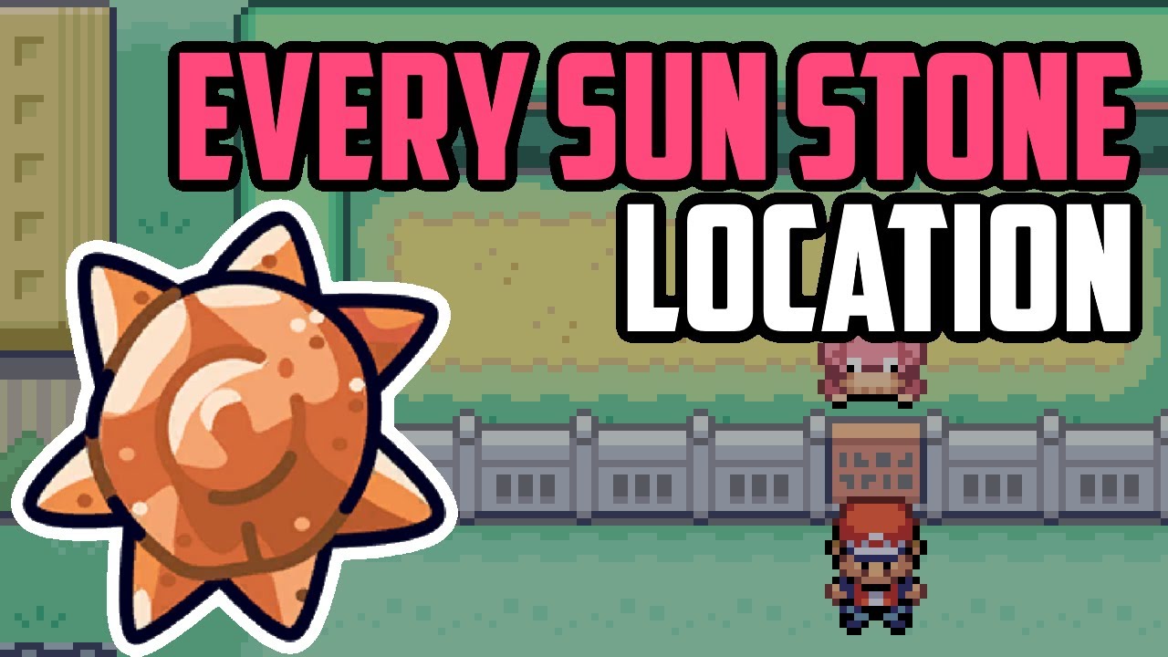 Sunstone Pokemon Fire Red
