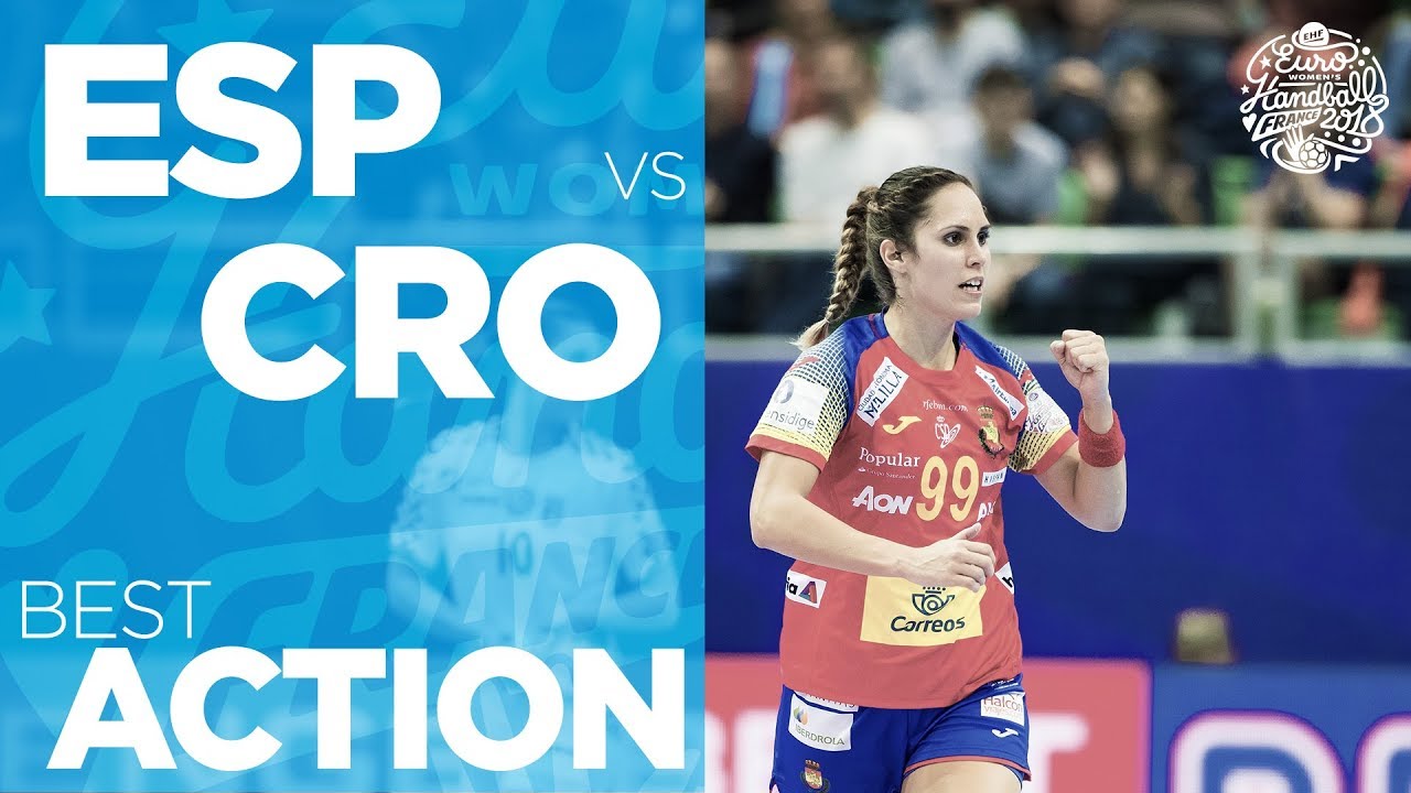 BOOM! Mireya Gonzalez rifles it in from the 9m line | Women's EHF EURO ...