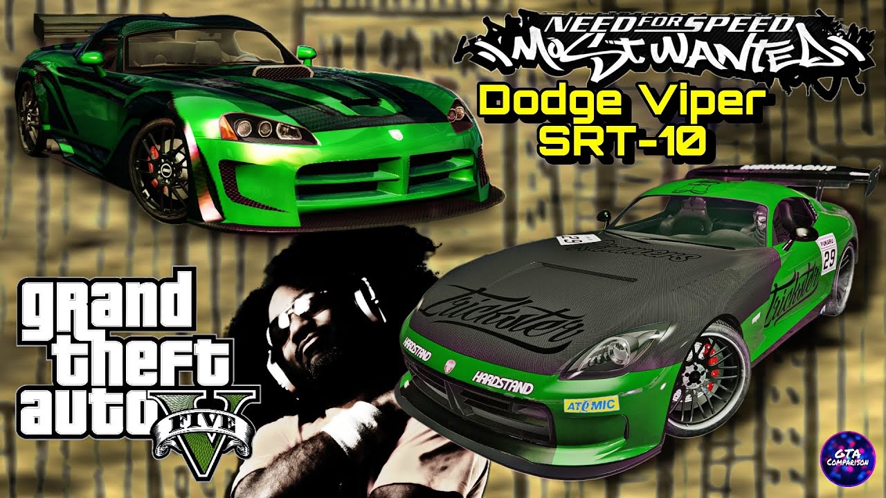 GTA 5 - Need For Speed Most Wanted JV Dodge Viper (Banshee GTS) - YouTube