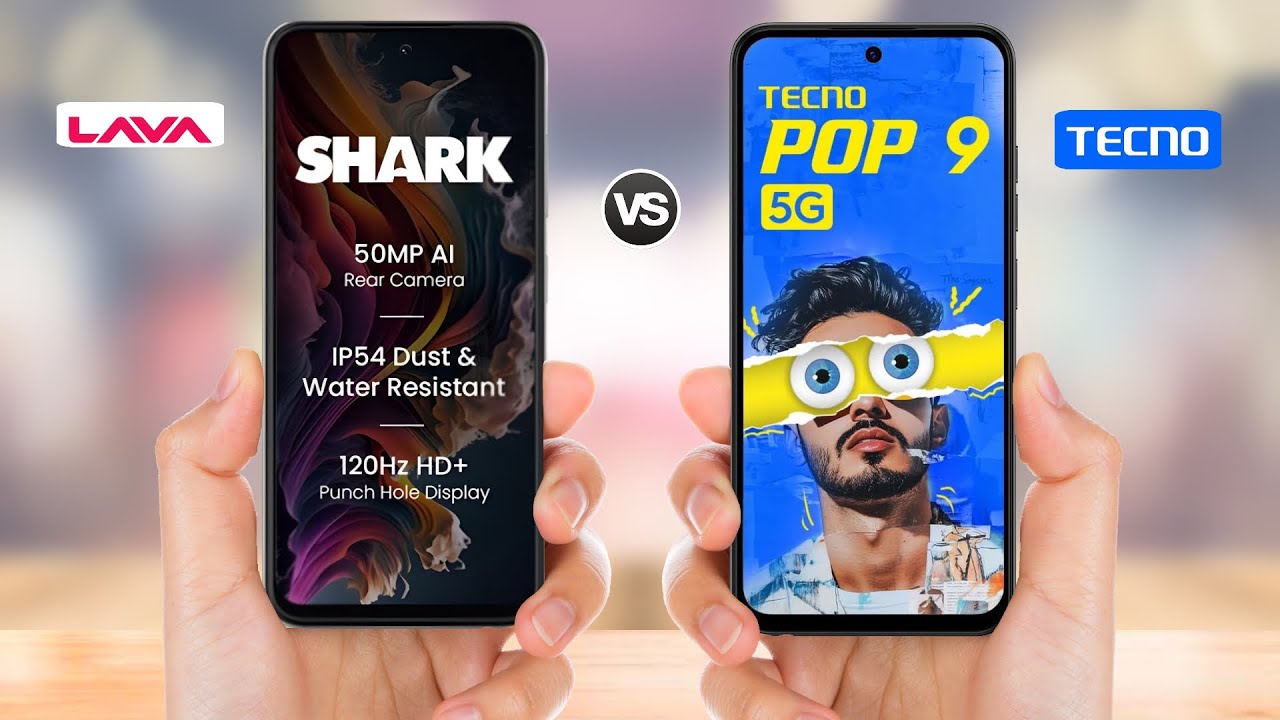 LAVA SHARK 5G vs Tecno Pop 9 5G || Full Comparison - YouTube