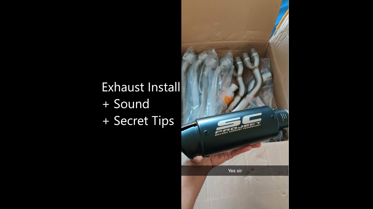 2018 Honda CB650f SC Project Exhaust Install Tips & Sound Comparison ...