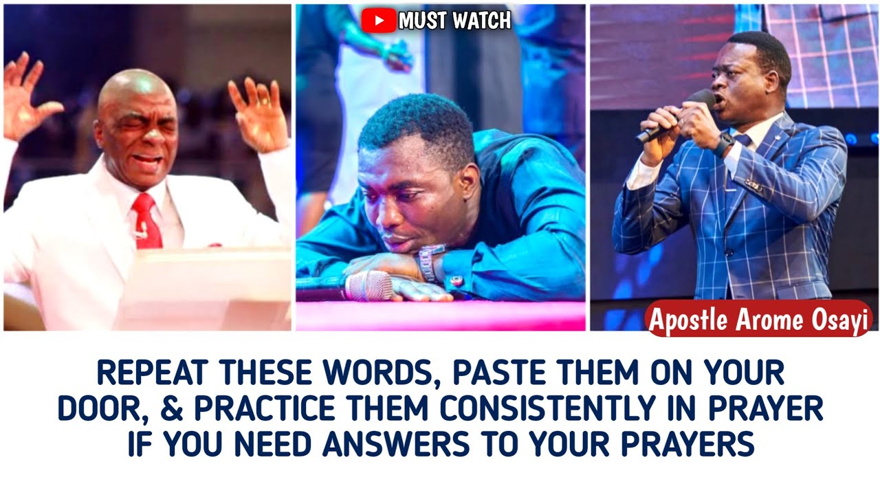Repeat These Words, Paste & Practice Them Consistently In Prayer If You ...