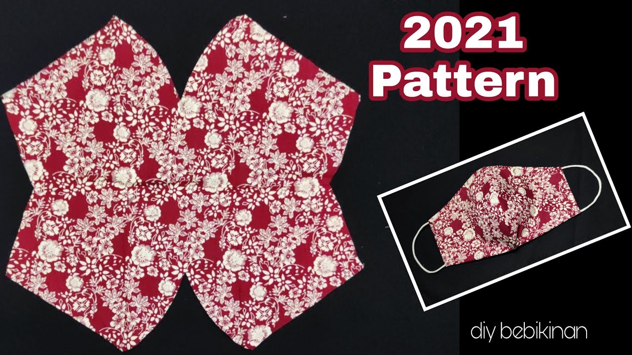 New Pattern 🔥🔥 Fabric Face Mask Sewing Tutorial- How to make cloth face ...
