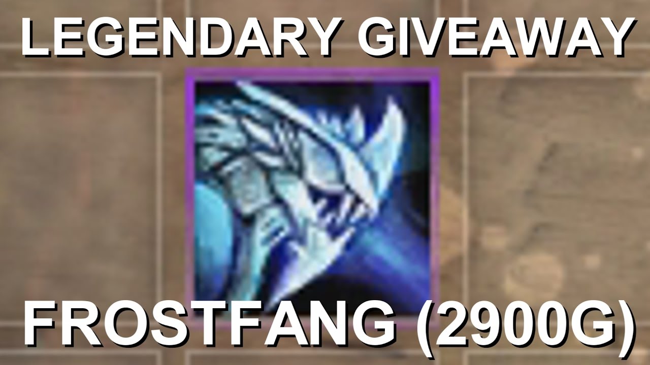 [OVER] LEGENDARY GIVEAWAY Frostfang | Guild Wars 2 - YouTube