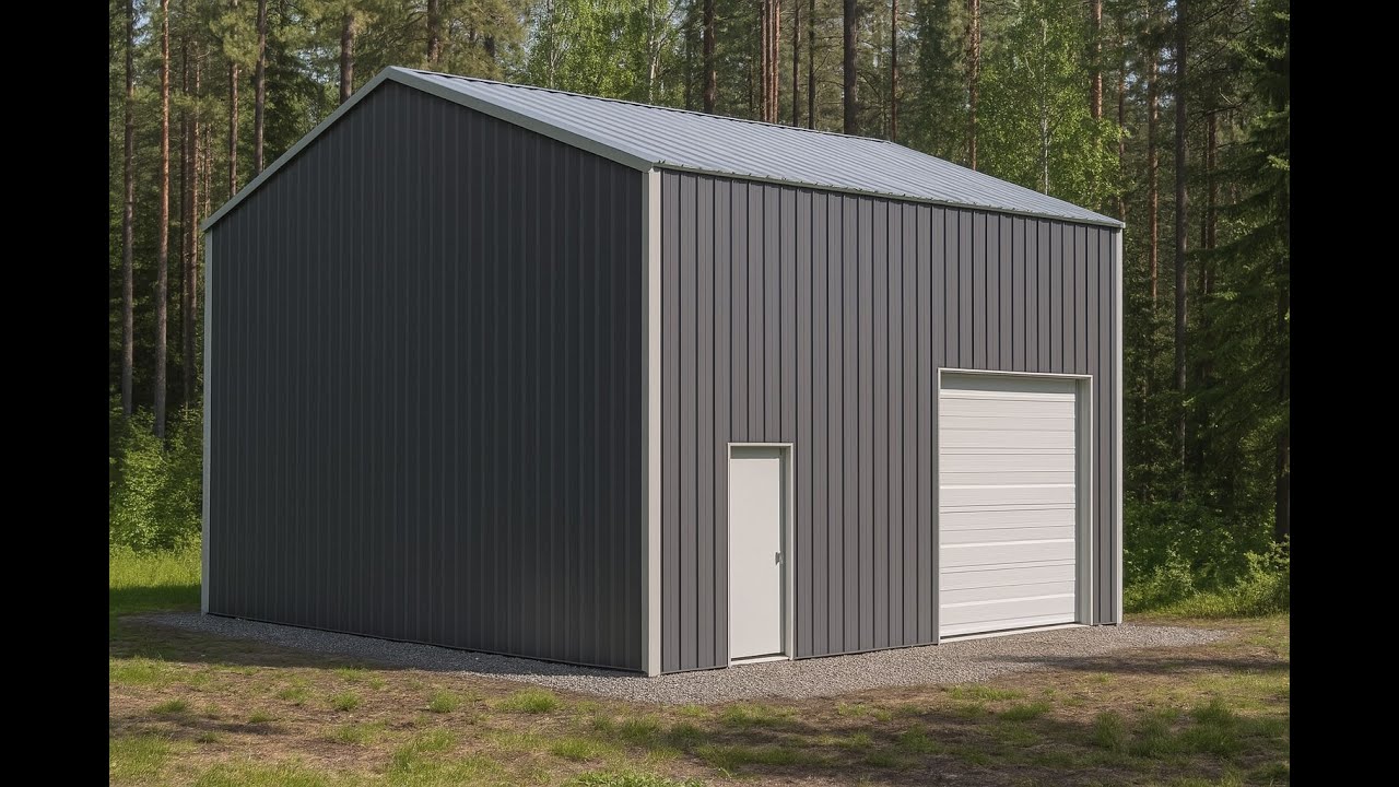 Revolutionary 30x30 Gable Roof Shop Kit [Build-to-Last] - YouTube