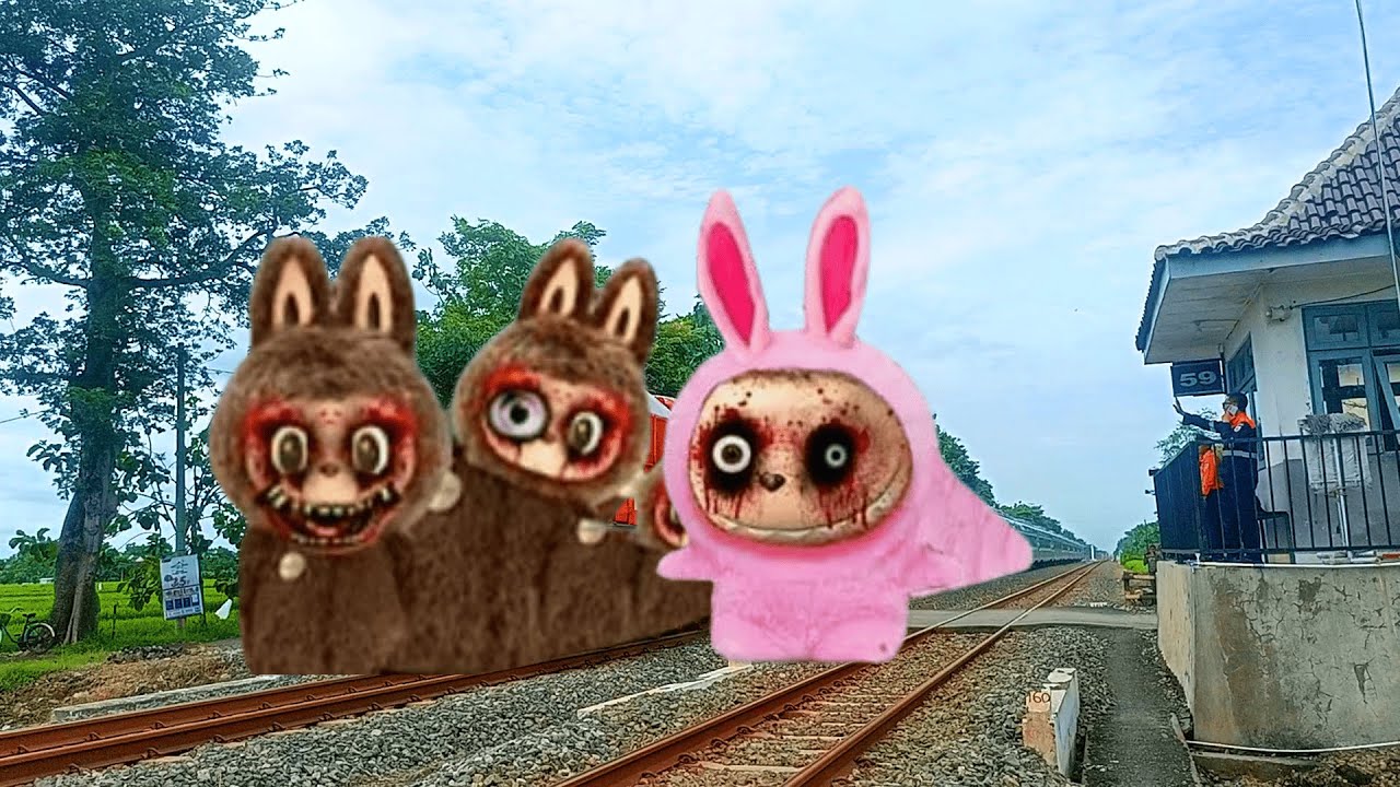 Teka Teki Kereta Api Panjang berubah jadi Labubu Exe, Kereta RednBlue ...