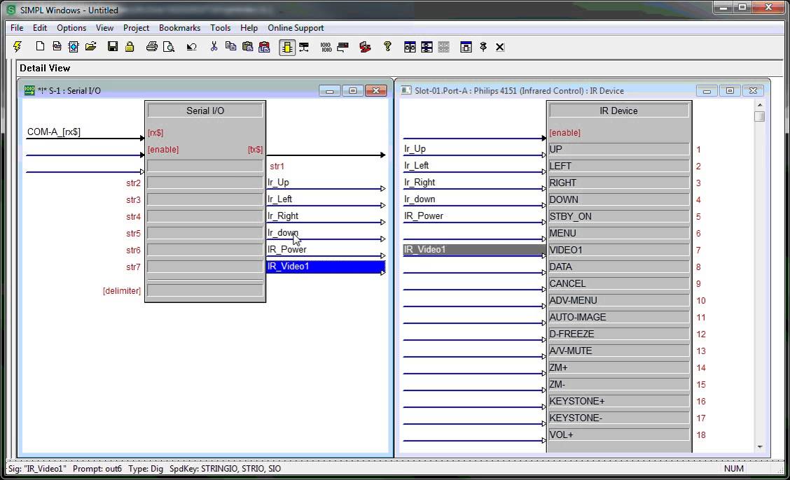 Crestron QM RMC Com Port Control IR Port Device - YouTube
