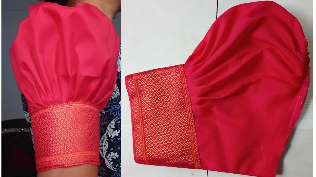 fuga bahi blouse design | puff sleeves cutting and stitching | bahi ...