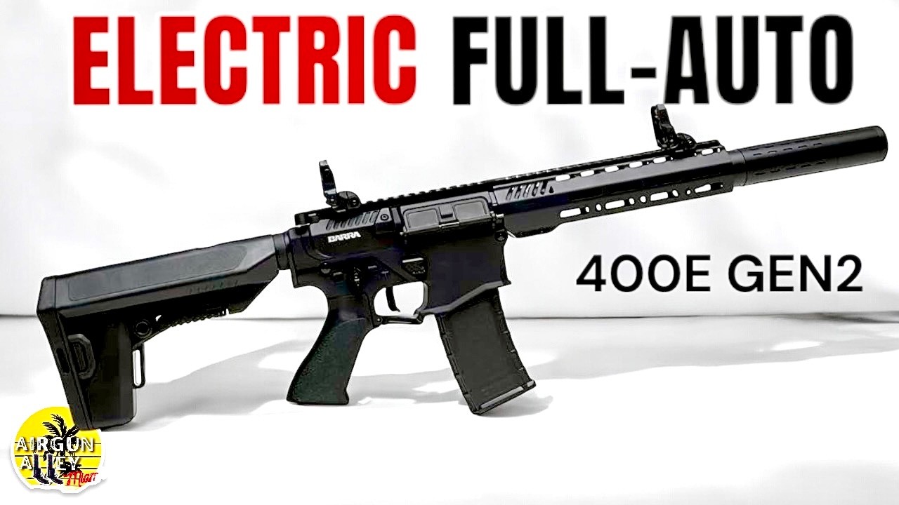 NEW FULL-AUTO ELECTRIC BB RIFLE (100 ROUNDS!) - Barra 400E Gen2 - YouTube