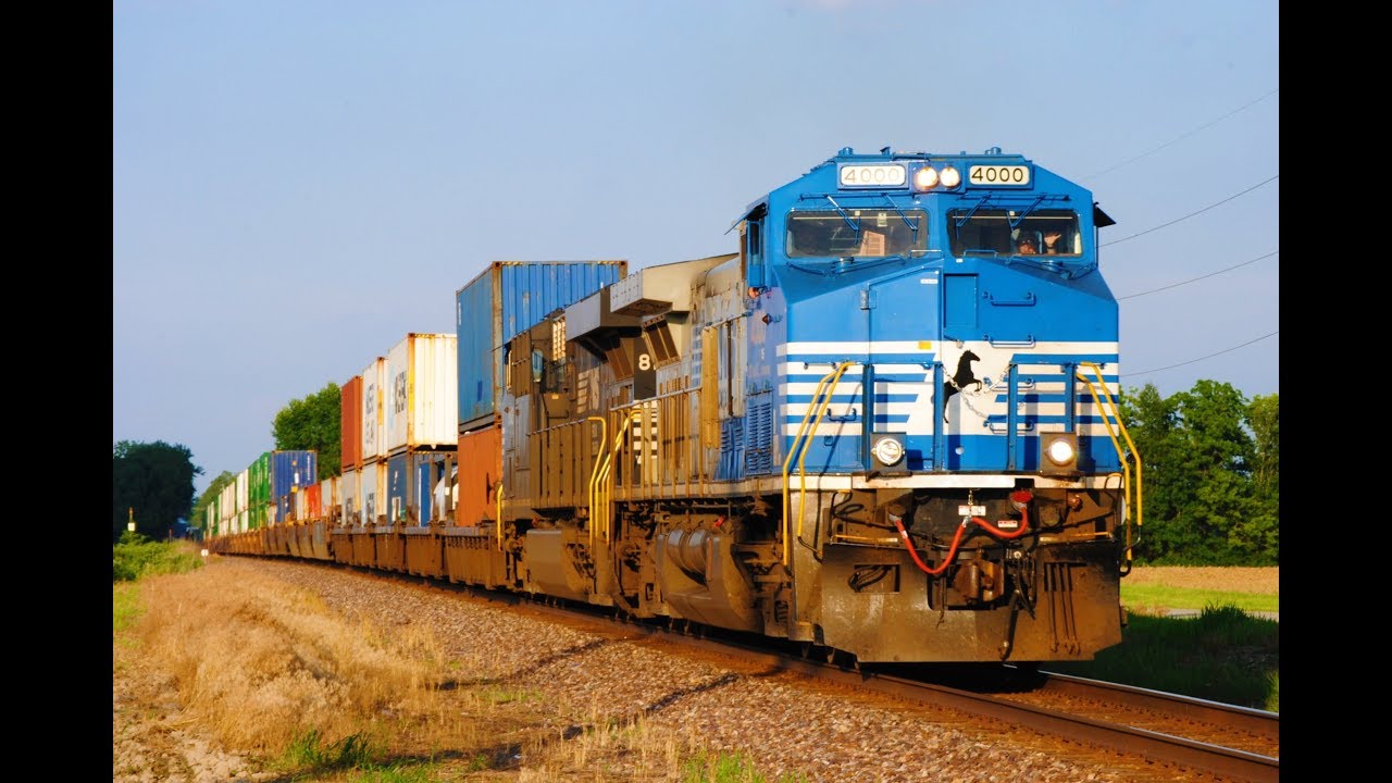 HD: June 2019 Trains w/NS, KCS, UP, Detours, & Heritage Units - YouTube