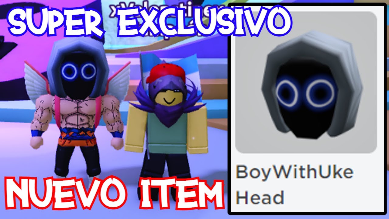 COMO CONSEGUIR EL NUEVO ITEM *CABEZA DE BOYWITHUKE* GRATIS en ROBLOX ...