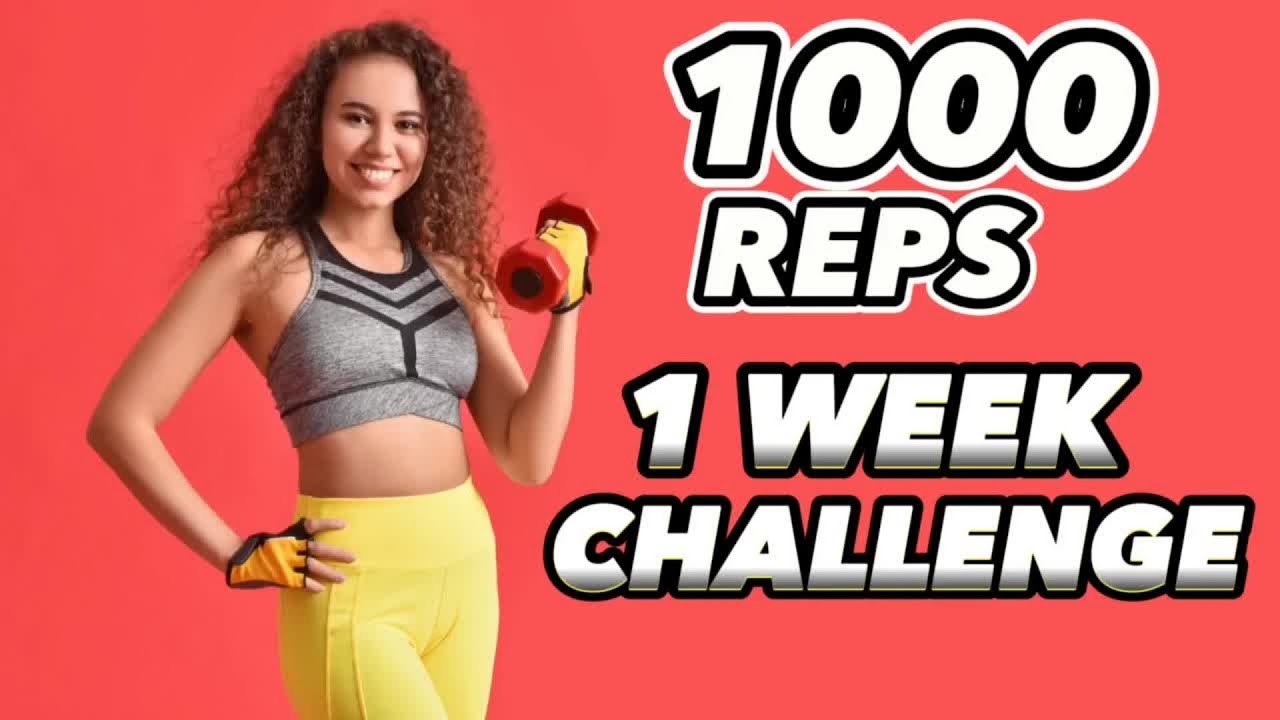 1000 Reps 1 Week Challenge | No Equipment Needed | DAY 2. - YouTube
