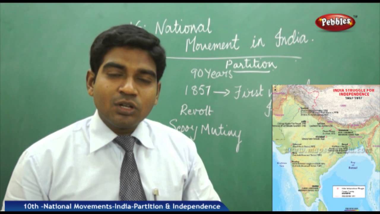 National Movements -India-Partition & Independence - AP & TS - 10th ...