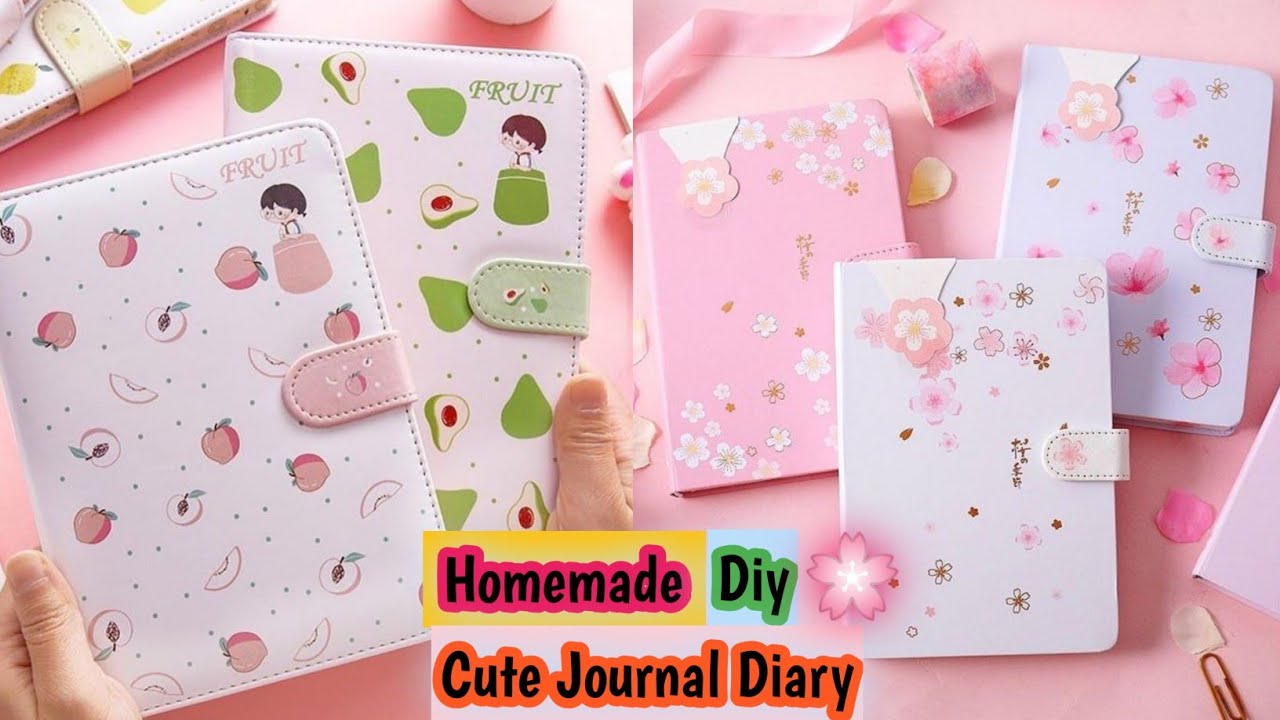 How to make a cute diary/ diy diary | homemade diy notebook| diy ...