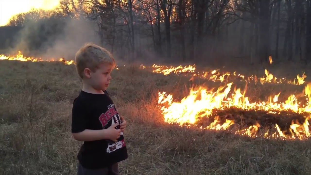 Controlled Burn #1 for 2016 - YouTube
