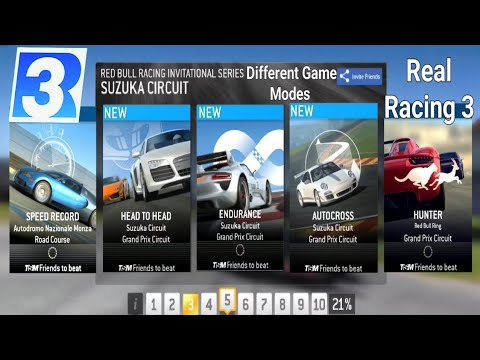 Real Racing 3: Different Race modes - YouTube