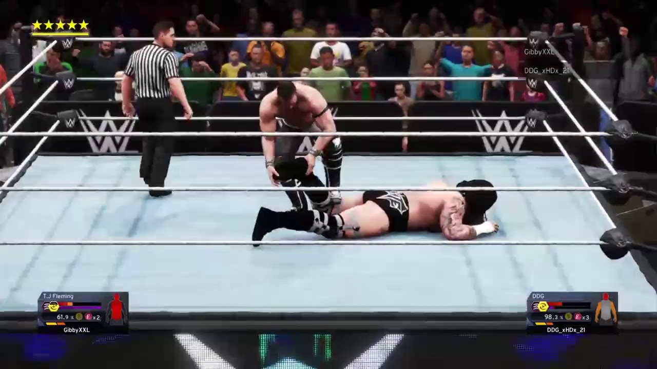 WWE 2K20| DDG Vs. TJ Fleming Khaos Title (XWC SB3) - YouTube