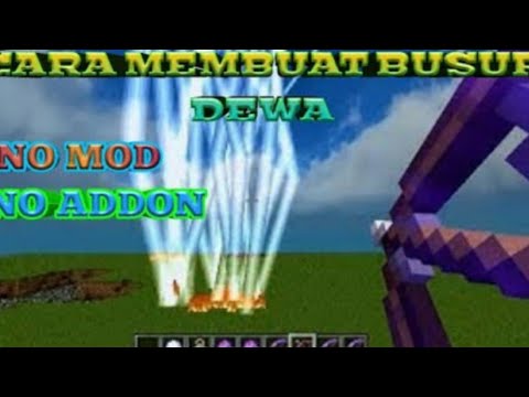 Tutorial cara buat panah dewa di minecraft - YouTube