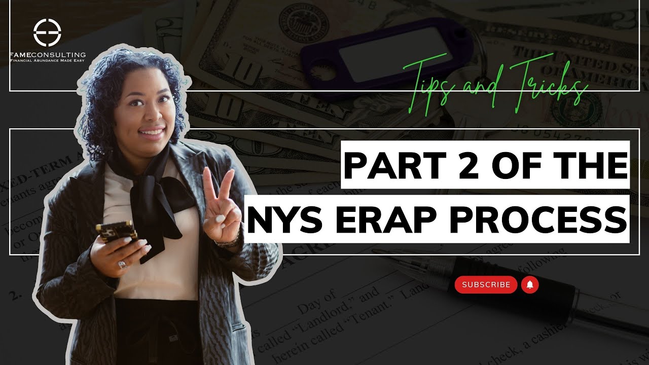 Part 2 of the NYS ERAP process - YouTube