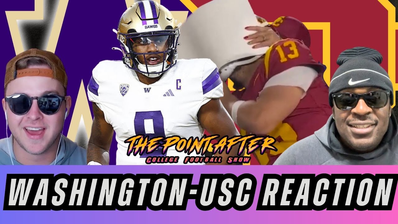 Washington-USC Reaction | Michael Penix Jr & Huskies ESCAPE against ...