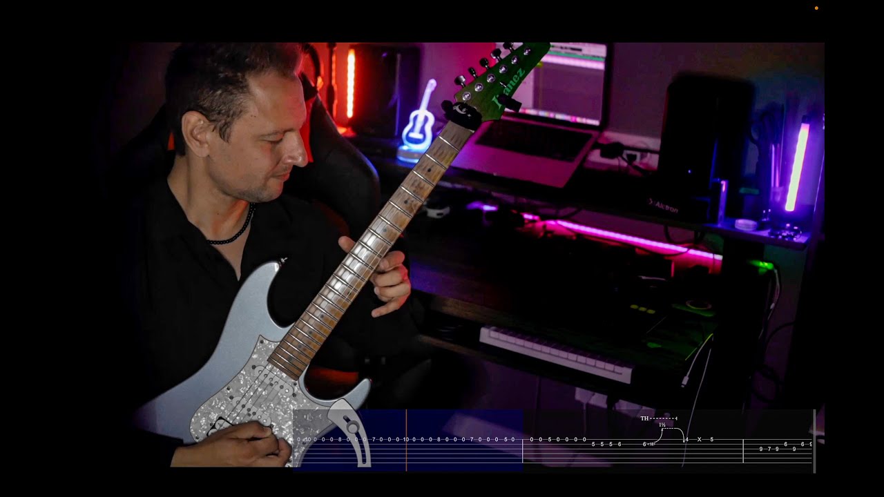 EXTREME - Play With Me Guitar TAB ( Solo Cover ) // IBANEZ AZ2204 - YouTube