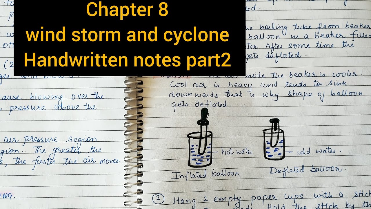 Class 7th science chapter 8 wind storm and cyclone notes part2 - YouTube