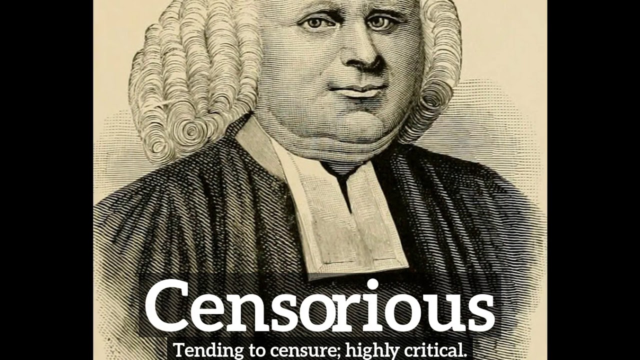 What is Censorious? | How to Say Censorious in English? | How Does ...