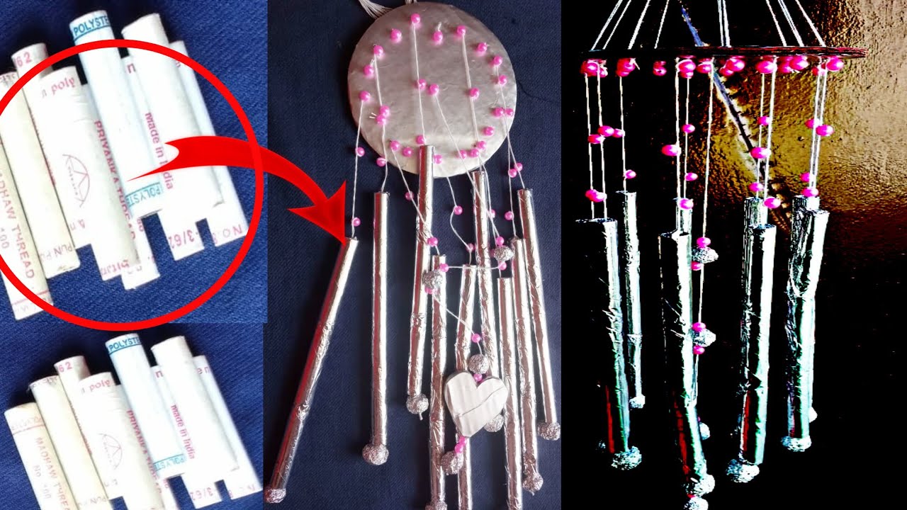 DIY Best Out of Waste Thread Spools Best Reuse Idea With spool - YouTube