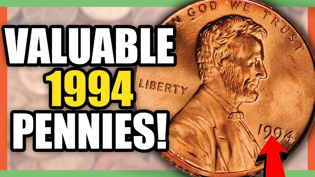 1994 PENNIES TO LOOK FOR IN YOUR POCKET CHANGE WORTH MONEY!! - YouTube