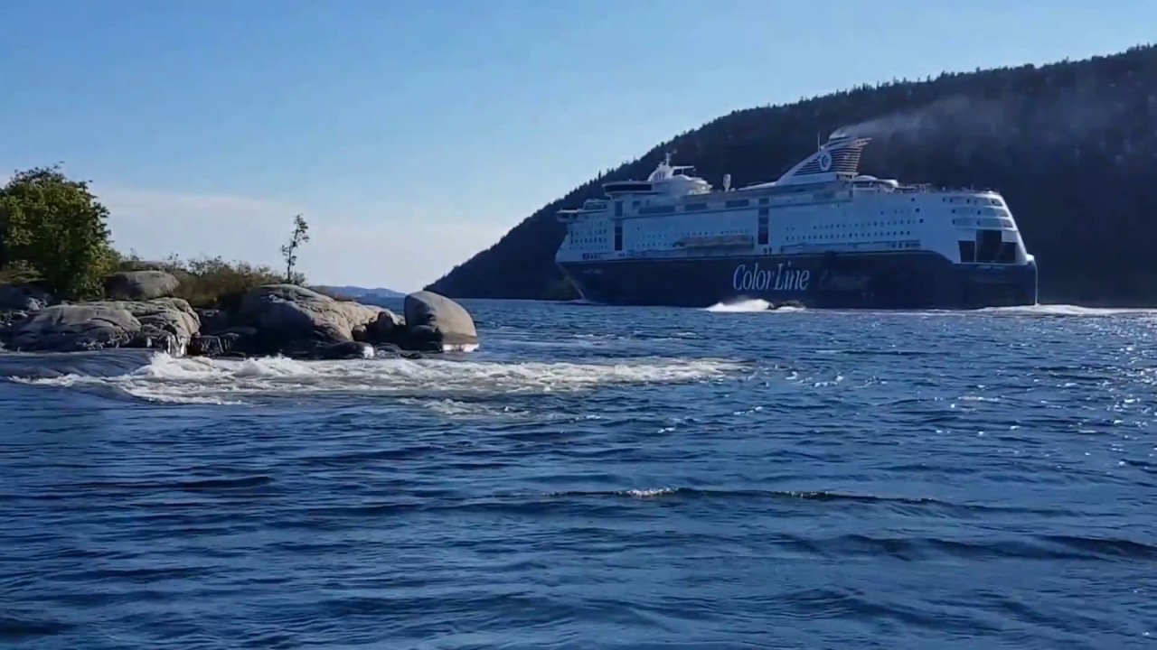 MS Color Magic skaper kraftige vannstrømmer/World's largest cruise ...