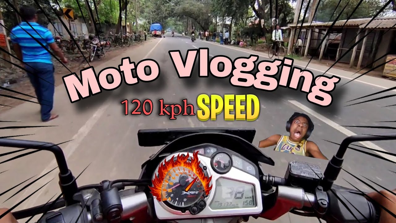 Ones Again Moto blogging on highway with 120 kph speed 😮 || @Rohit6295 ...