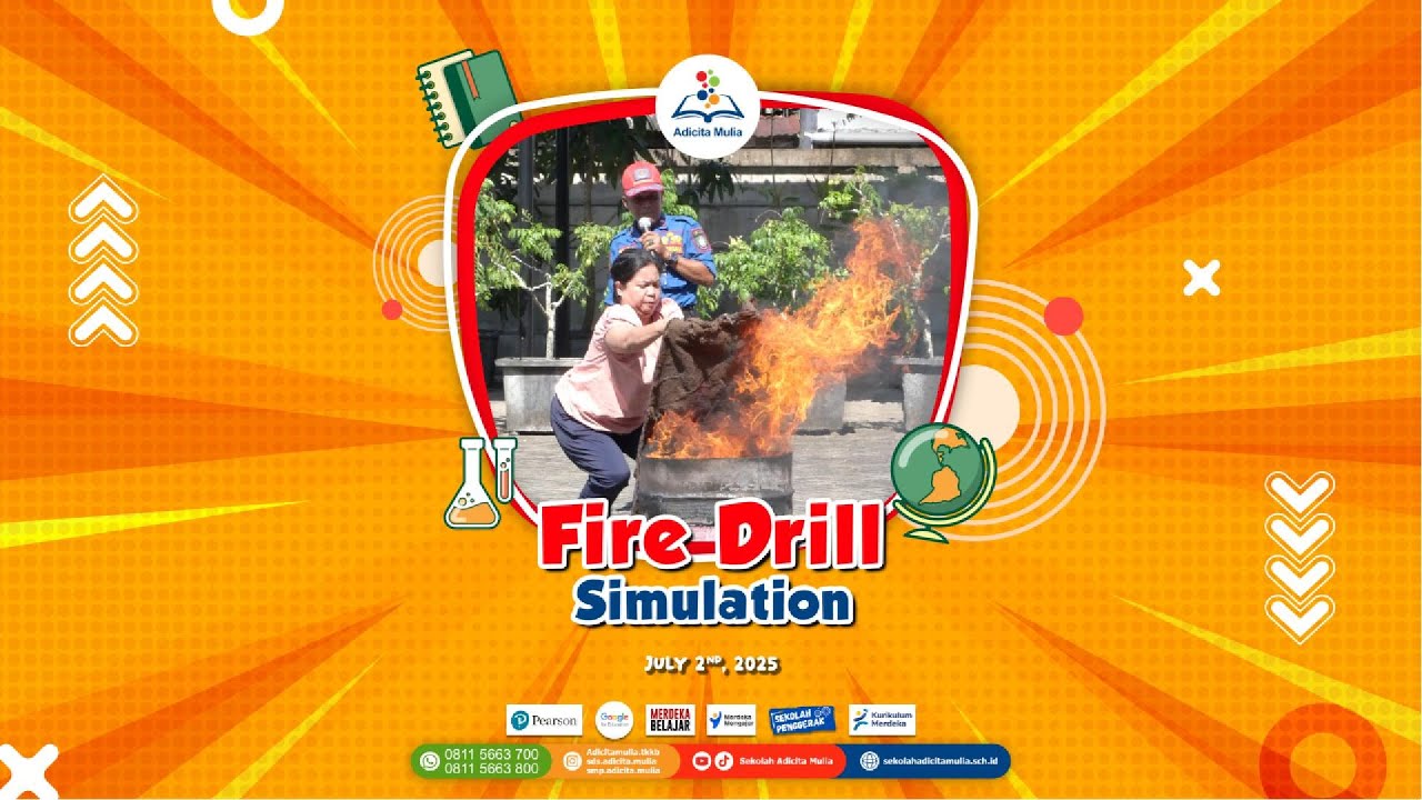 Fire Drill Simulation | Adicita Mulia School - YouTube