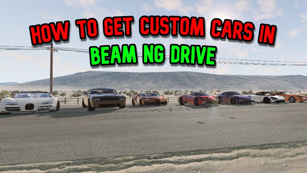 How To Get CUSTOM CARS In BeamNG! (Tutorial) - YouTube