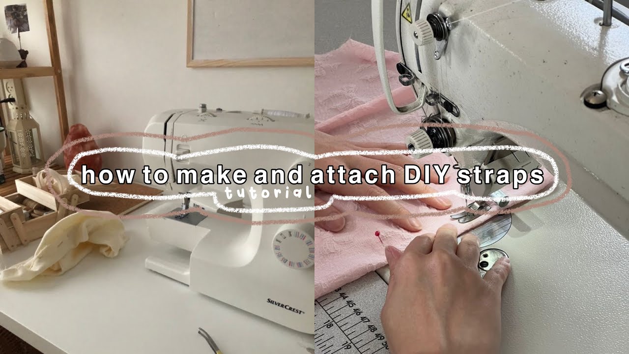 How to make and attach DIY straps | Everyday With Joyce - YouTube