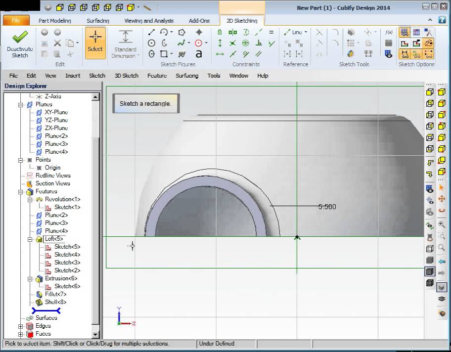 3D CAD Design - Hair Dryer Housing using Cubify Design - YouTube