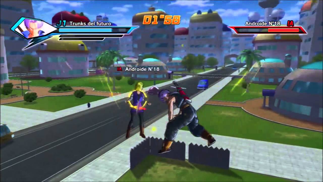 Dragon Ball Xenoverse - Future Trunks vs. Android #18 - YouTube