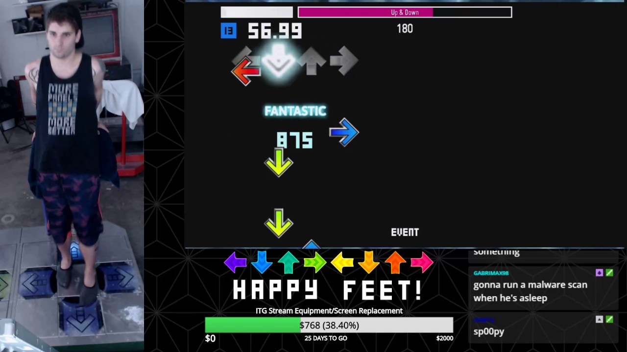 Happy Feet - Up & Down 100% (13 Block Quad) - YouTube
