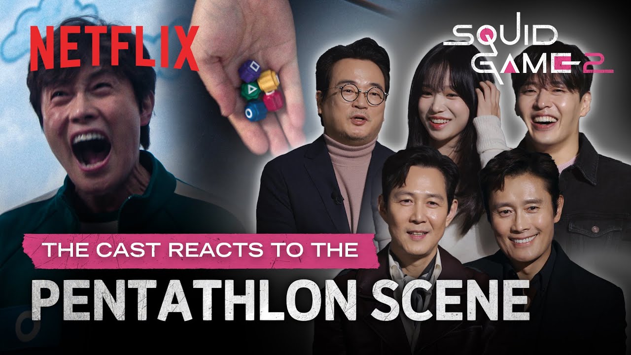 [Reaction] Squid Game Season 2 cast reacts to the Pentathlon | Netflix ...