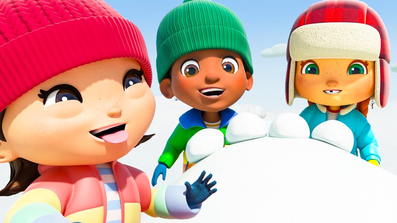 Winter Playtime Song - Learning Numbers | Kids Songs & Cartoons! Sing ...