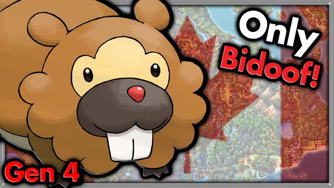 HAPPY CANADA DAY! - Can I Beat Pokemon Platinum with ONLY Bidoof 🔴 ...