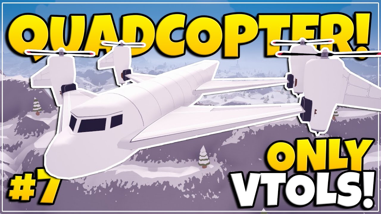 HUGE CARGO QUADCOPTER VTOL! - VTOL Only - Ep7 - Aviassembly - YouTube