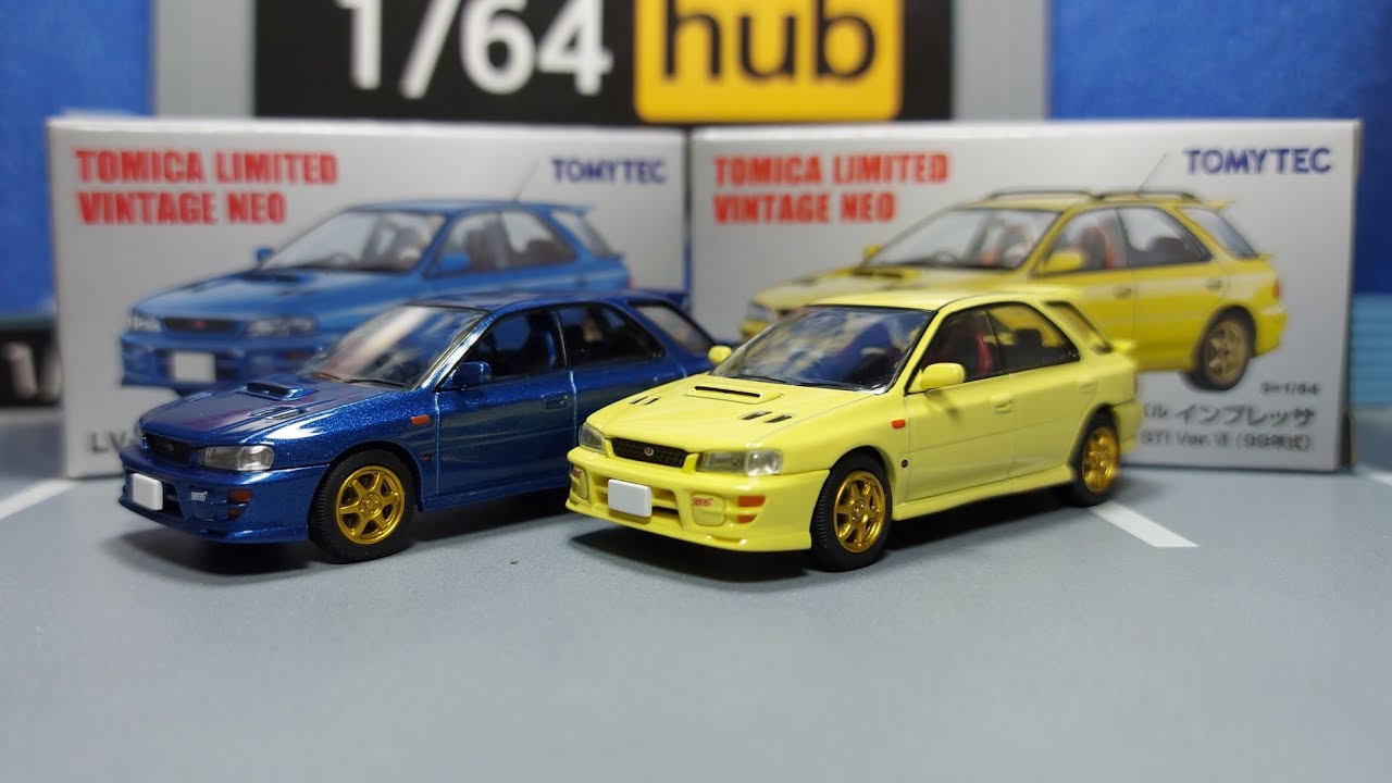 TOMYTEC Tomica Limited Vintage NEO LV-N274 SUBARU IMPREZA Pure Sports ...