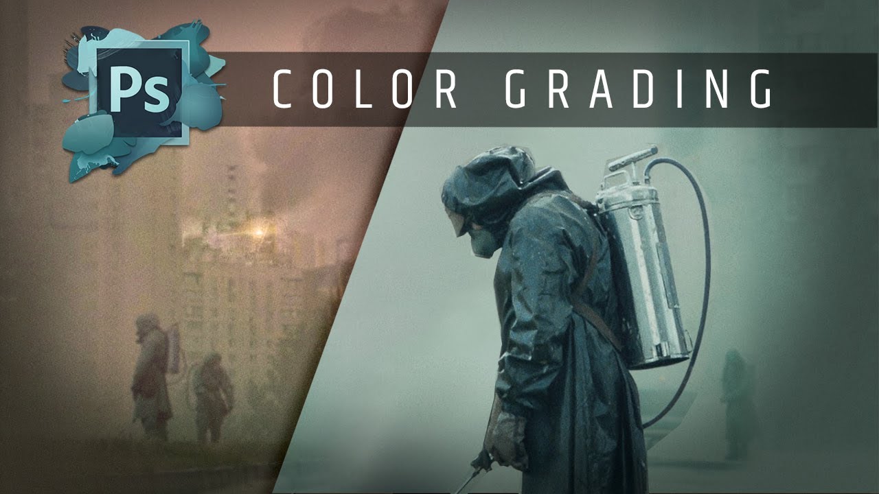 How To Make Chernobyl Style Color Grading In Photoshop? - YouTube