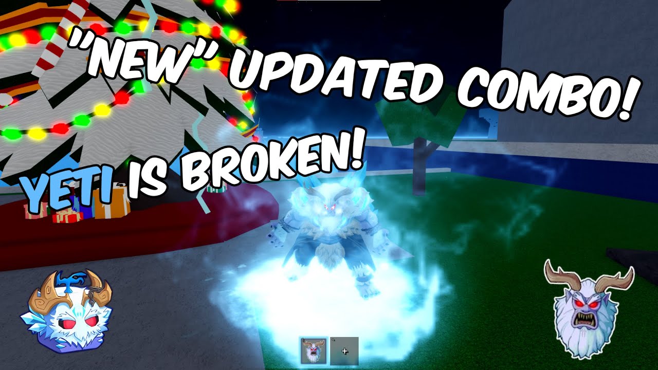 An OP updated yeti combo in Roblox BloxFruits! - YouTube
