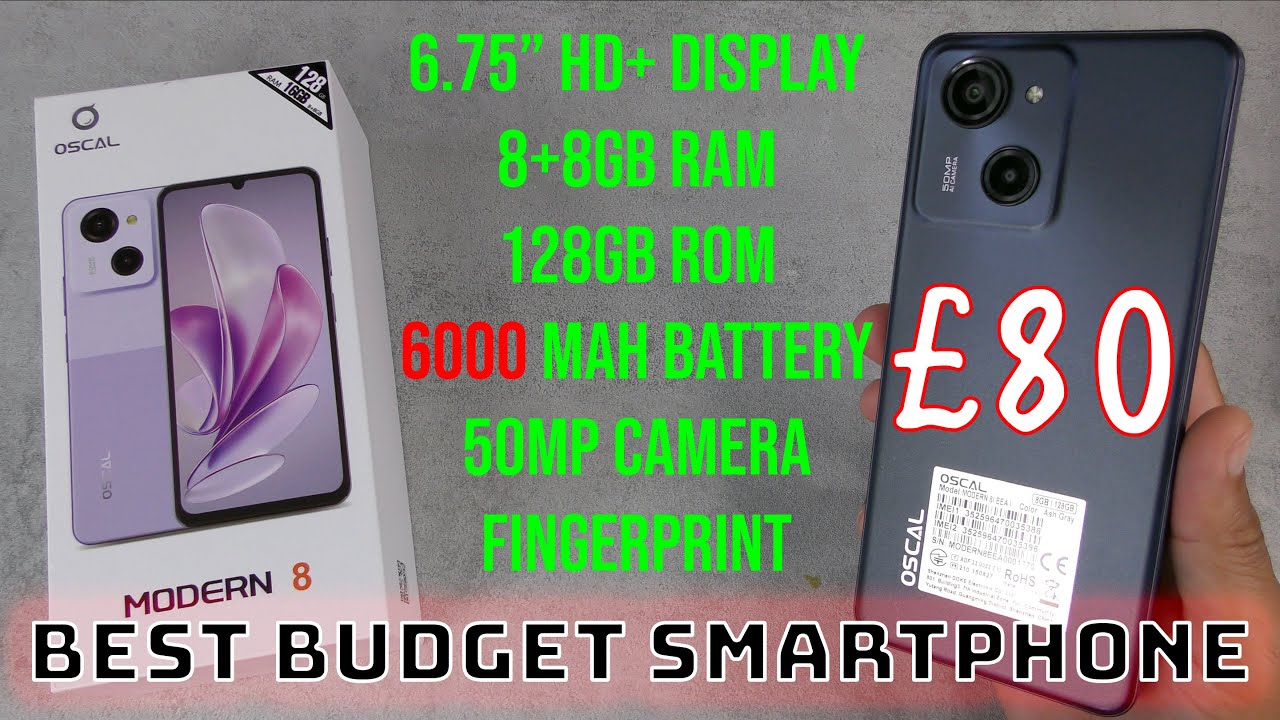 Oscal Modern 8 Smartphone: Unboxing & Review - YouTube